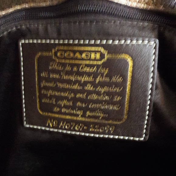 Coach | Bags | Coach Canvas Tote Browncopper Ho767199 | Poshmark